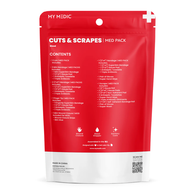 MYMEDIC CUTS AND SCRAPES MEDPACK – Wind River Outdoor