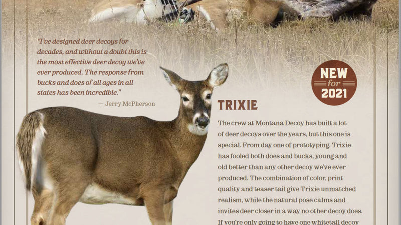 MONTANA DECOY TRIXIE WHITETAIL DOE DECOY – Wind River Outdoor