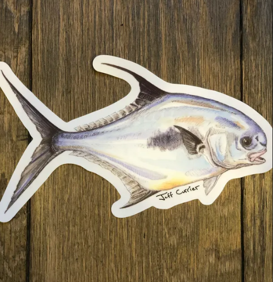 SALTWATER 5" STICKER - CURRIER – Wind River Outdoor